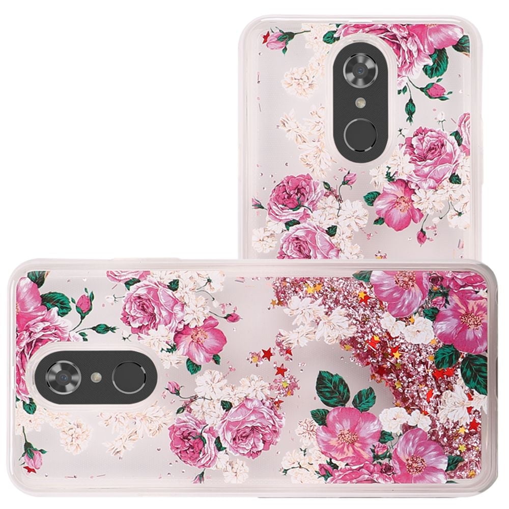 Emax Liquid Glitter Rose Blossom Case For LG Stylo 4 & Stylo 4 plus ...