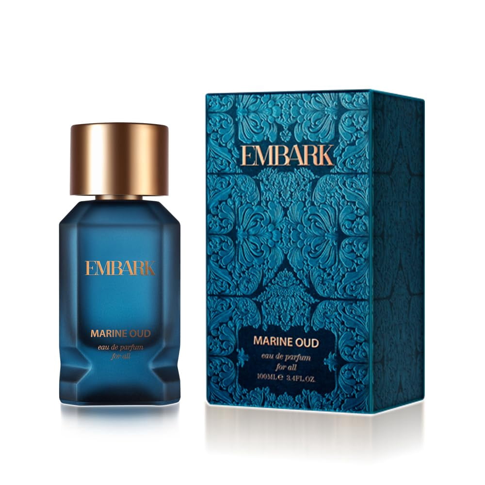 Embark Marine Oud Eau De Parfum For Men & Women 100ml, 3.4 Fl.oz ...