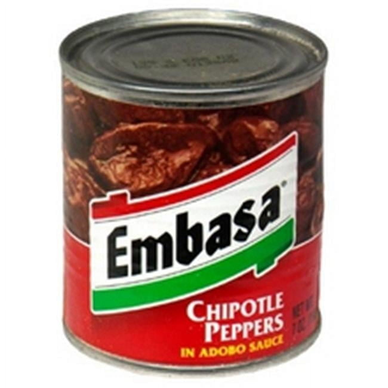 Embasa Embasa Chipotle Peppers in Adobo Sauce- 12x7 OZ - Walmart ...