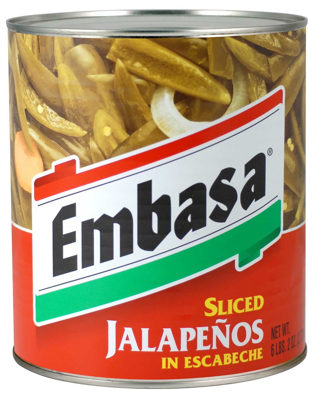 Embasa Sliced Jalapeno Pepperwith Escabeche, 10 Can -- 6 Case - Walmart.com