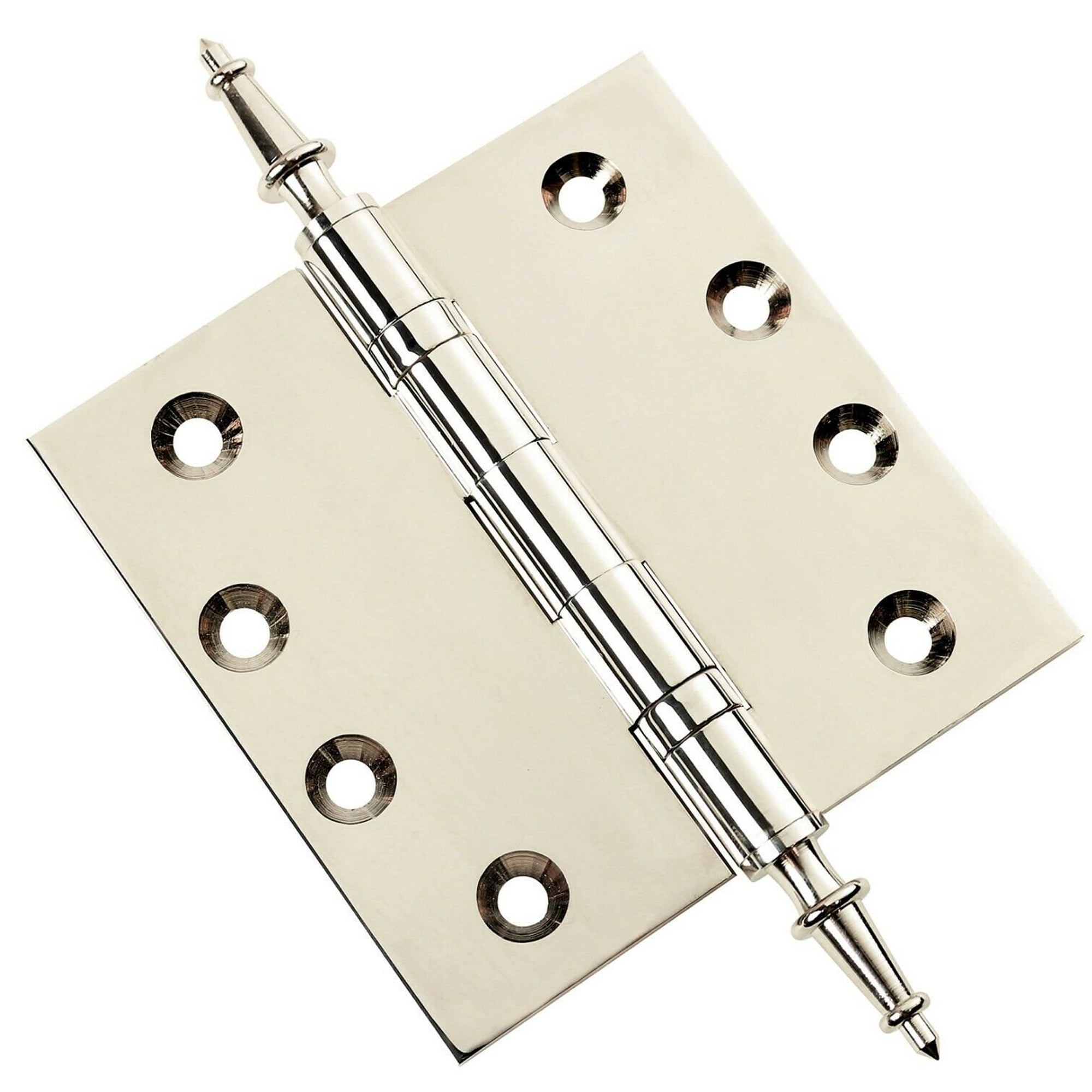 Embassy 4” x 4” Door Hinge Heavy Duty Hinges Polished Nickel Finish ...