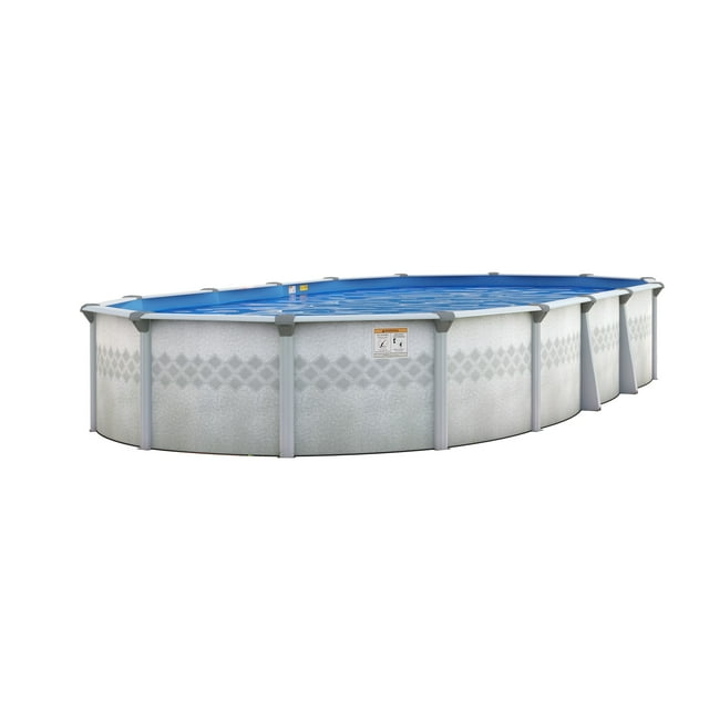 Embassy Pools Sunset Bay Oval Above-Ground Pool Package - Walmart.com