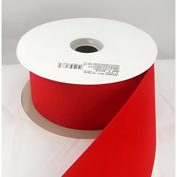 Embassy Bow Making Holiday Red Velvet Christmas Ribbon, Wide 2 1/2", 25 ...