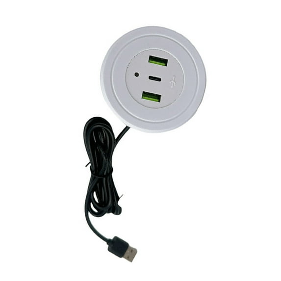 Embedded Desktop USB Type C Charging Adapter Extension Cord Mobile ...