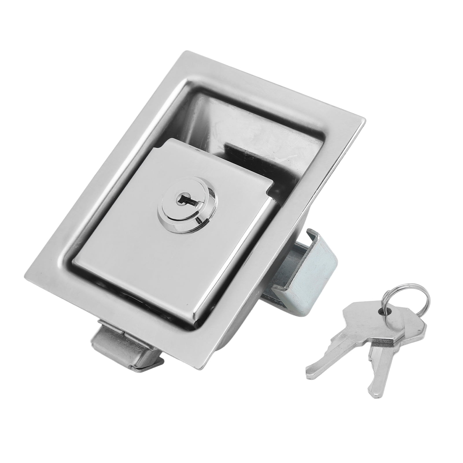 Embedded Panel Lock Stainless Steel Rectangular Trailer Paddle Door Key ...