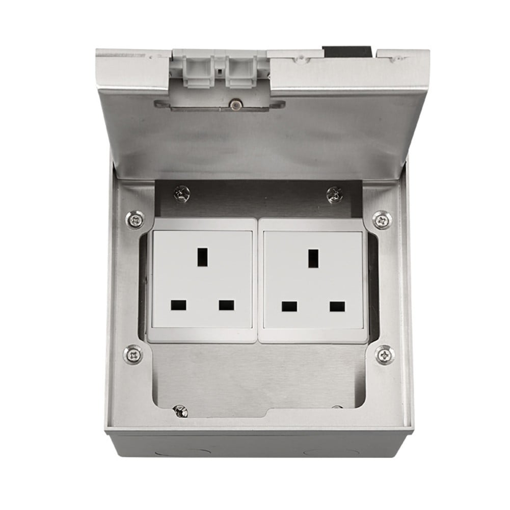 Embedded Socket Box Concealed Strip For Stainless Steel Desktop Floor ...