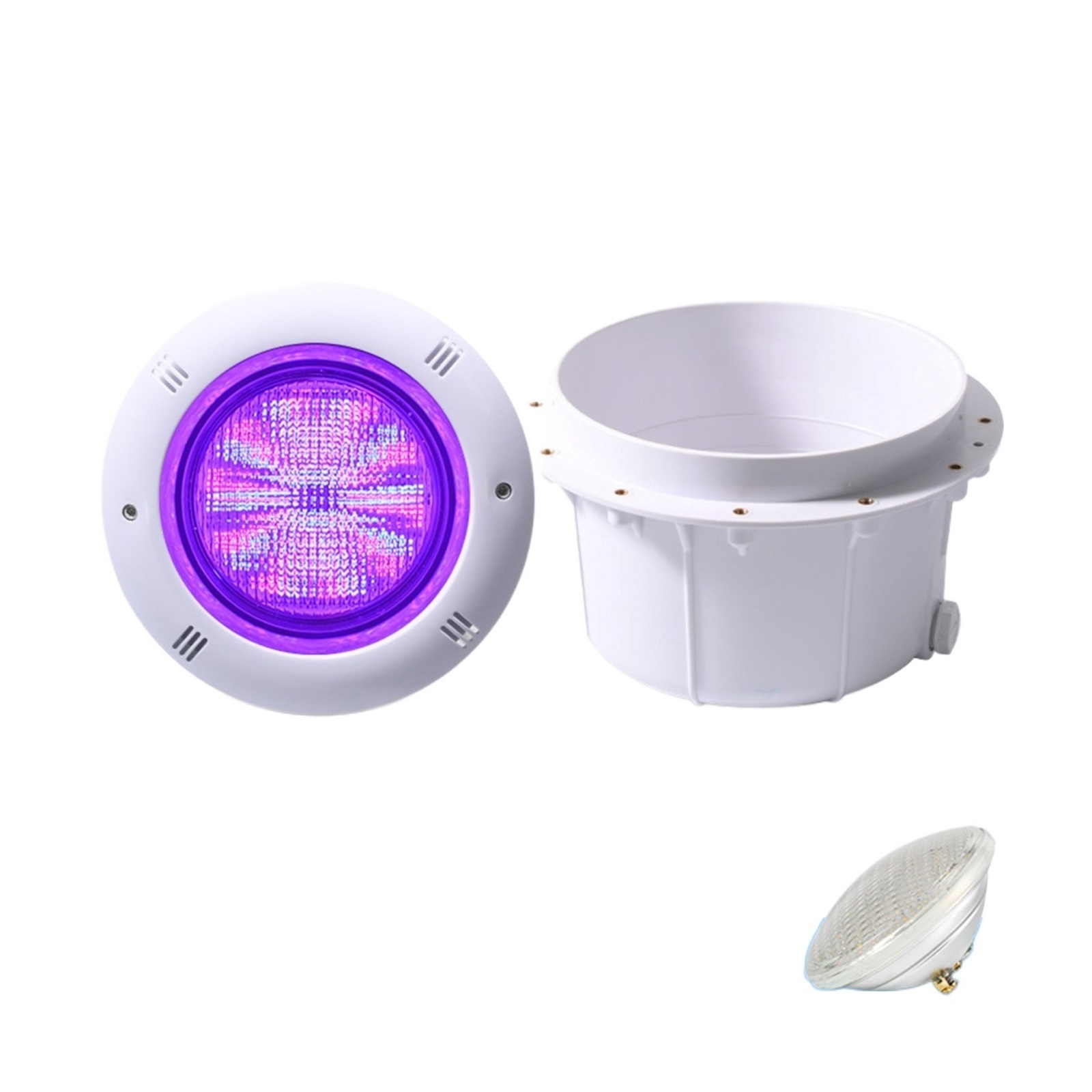 Embedded Swimming Pool LED Underwater Light Film Concealed PAR56 Light Coloul Shell Type ...