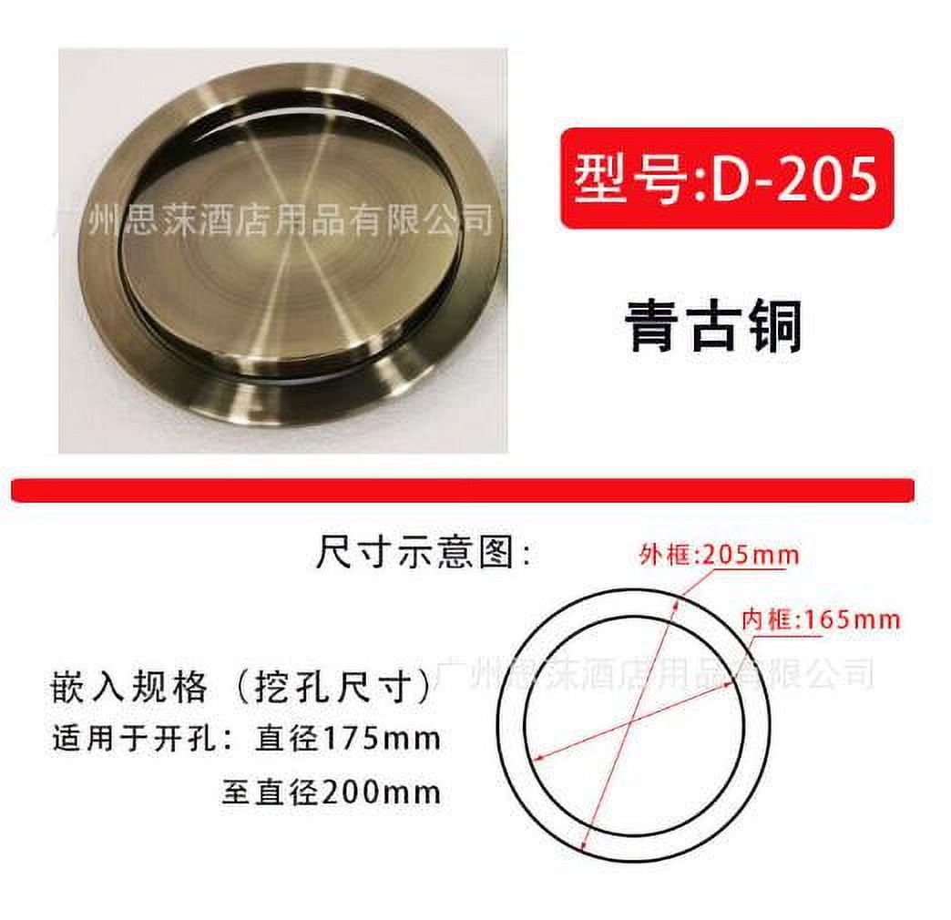 Embedded Type Trash Bin Flap Cover Stainless Steel Waste Bin Swing Flap ...