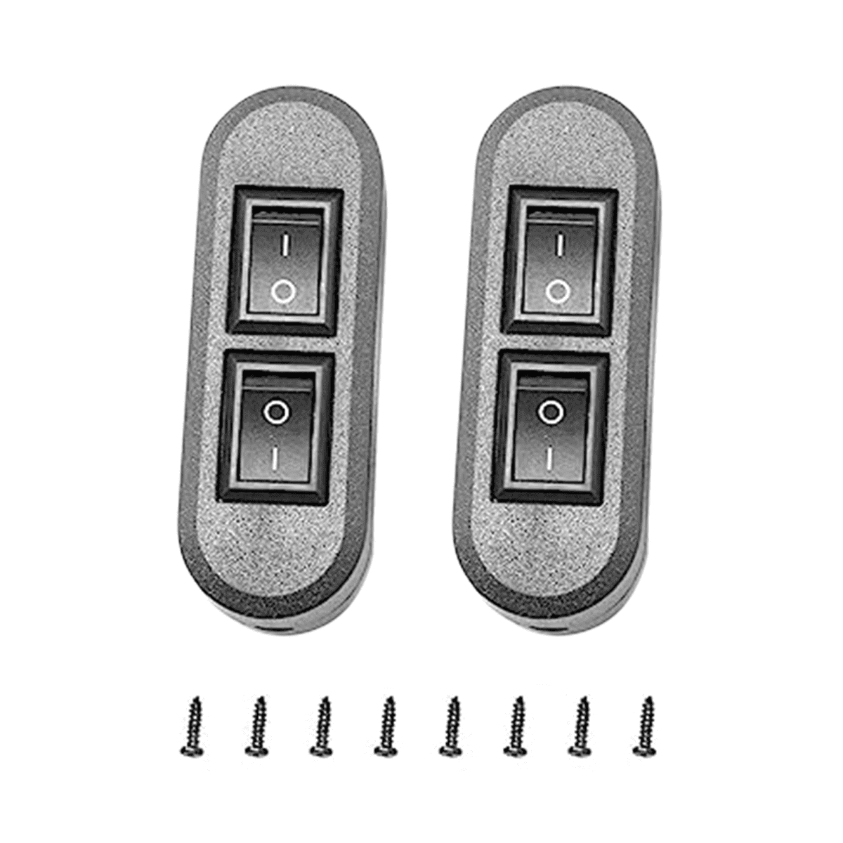 Embedded Wire Switch Black Duplex Straight-Through Rocker Suitable for ...