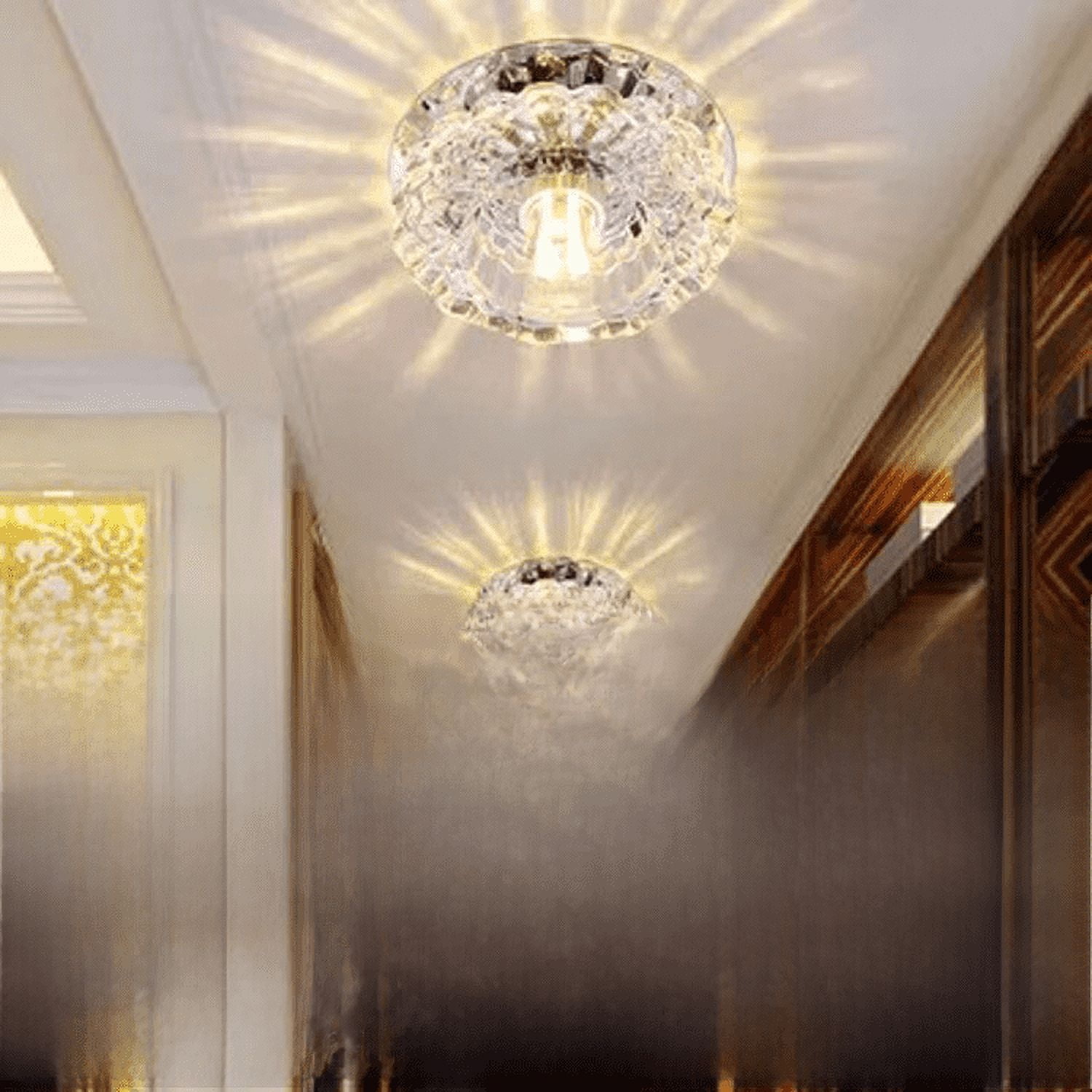 Embedded lamp Crystal spotlight led Downlight ceiling decoration ...
