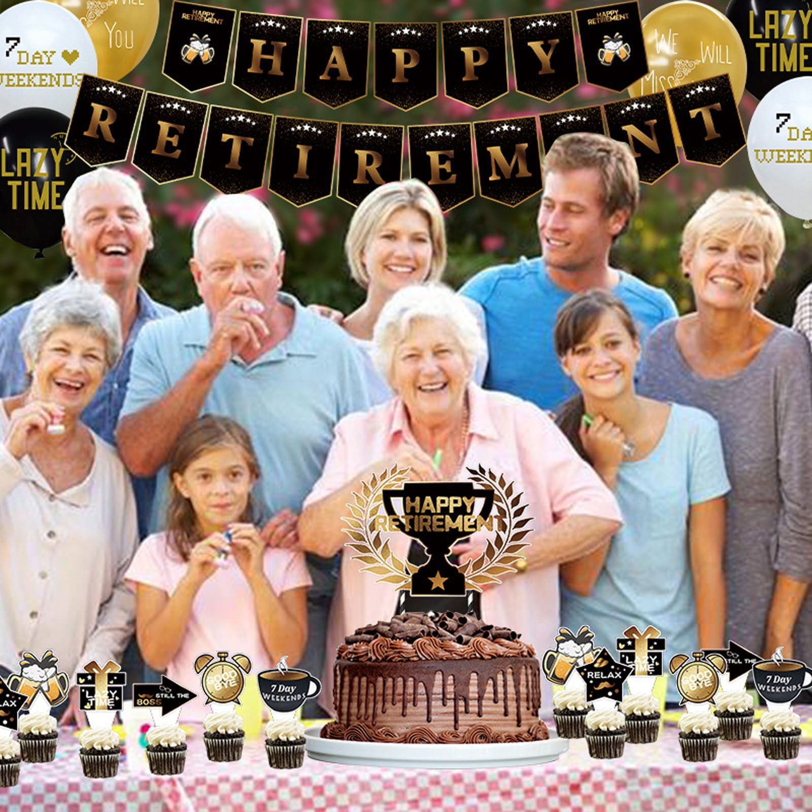 Embellished Birthday Photo Booth Props, Amily Reunion Gifts, Happy ...