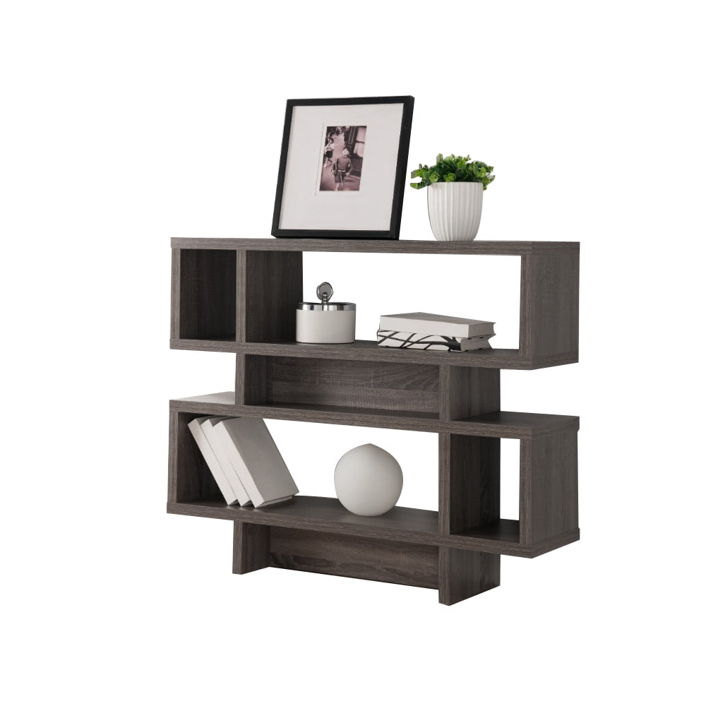 Embellishing 2-Tier Display Cabinet, Gray - Walmart.com