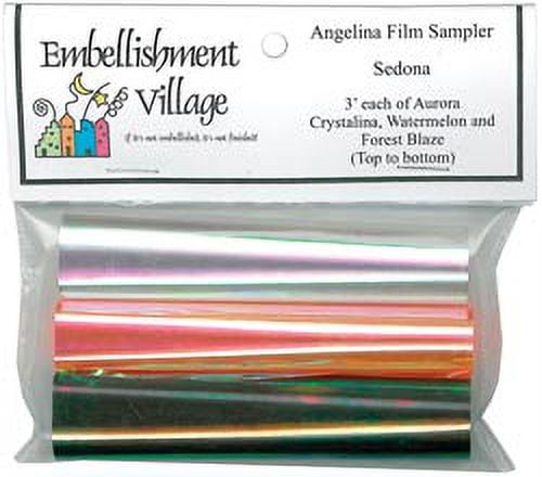 Embellishment Village Angelina Film Sampler 4 inch x 3 inch 3 pack ...