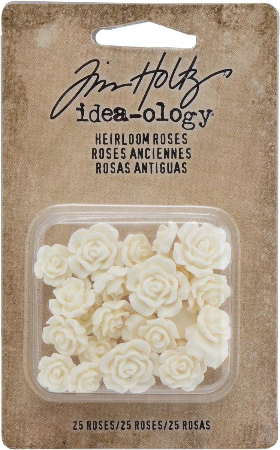 Embellishments by Tim Holtz Idea-ology, Heirloom Roses, Pack of 25 ...