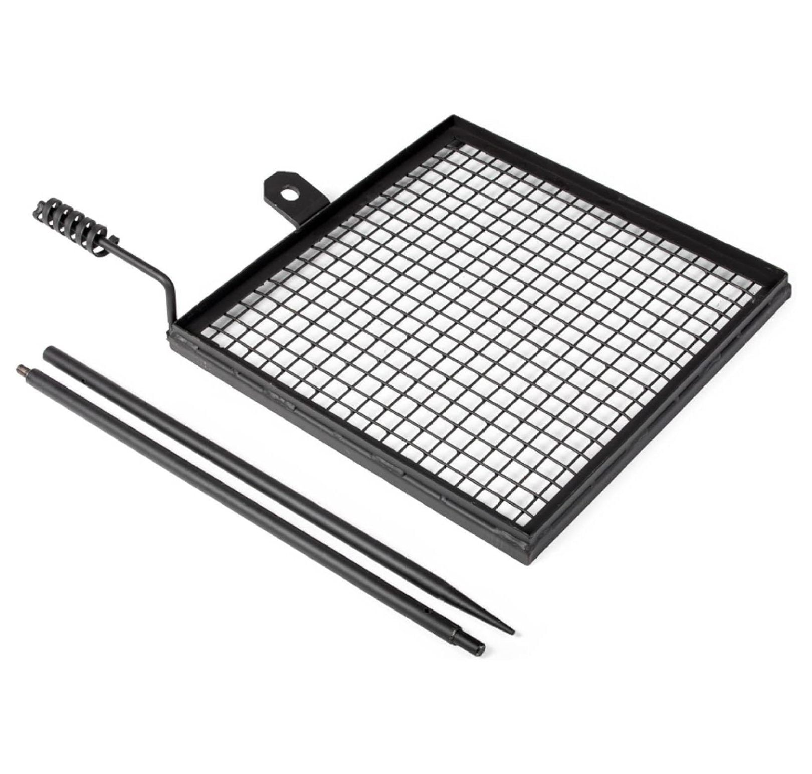 & Ember Adjustable Swivel Grill, Steel Mesh Wire Cooking Grate with ...