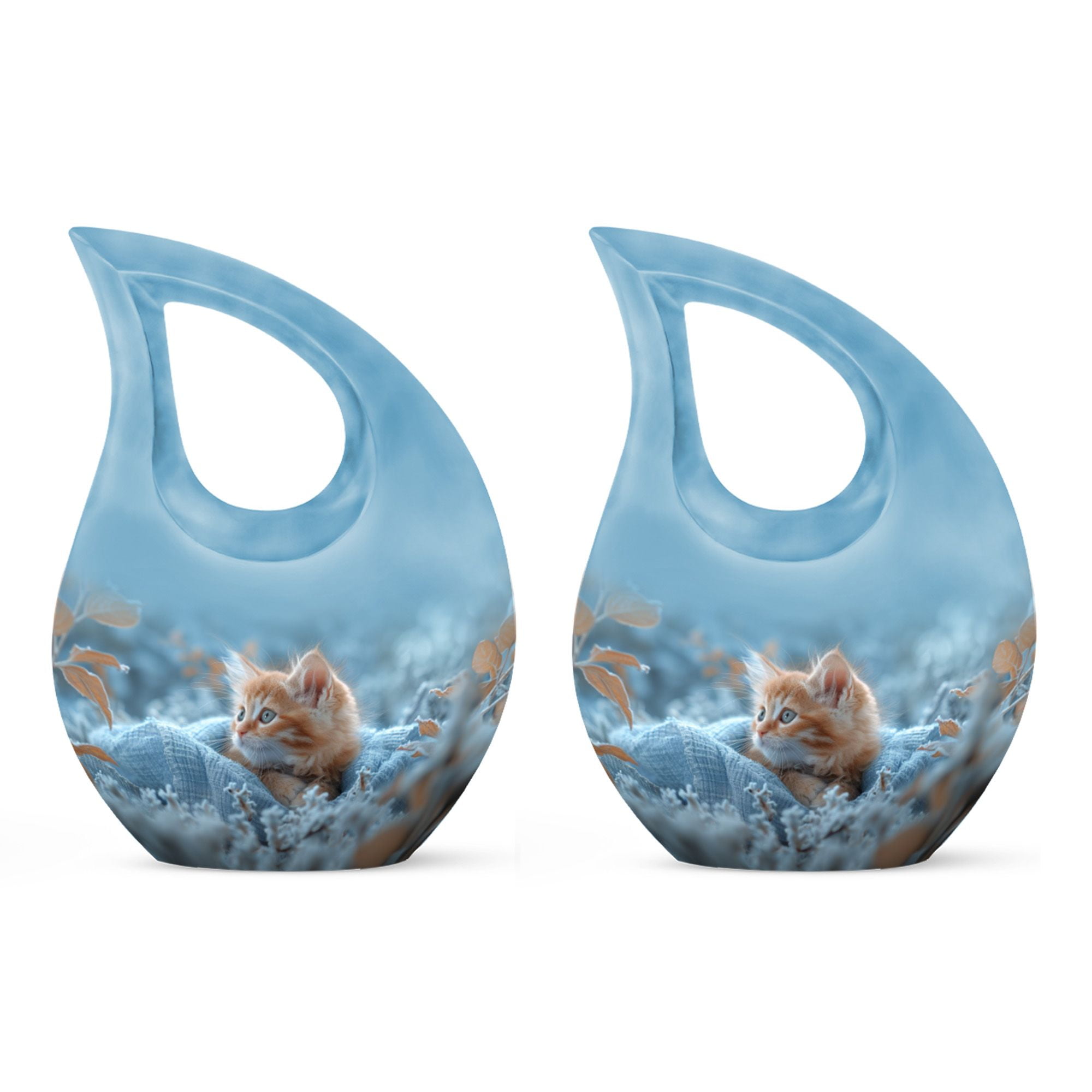 Ember Eyed Feline Urn - Urns For Human Ashes Adult Female - Burial Urns ...