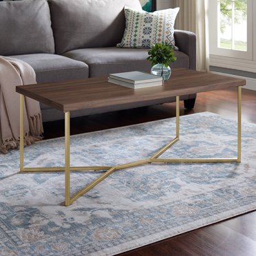 Interior Define Devon Oiled Walnut Coffee Table BRO.TBL.COFF.OIL-WAL - 48" diam. x 16.25"h ...