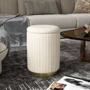 Mainstays Boucle Cloud Storage Ottoman, Cream - Walmart.com