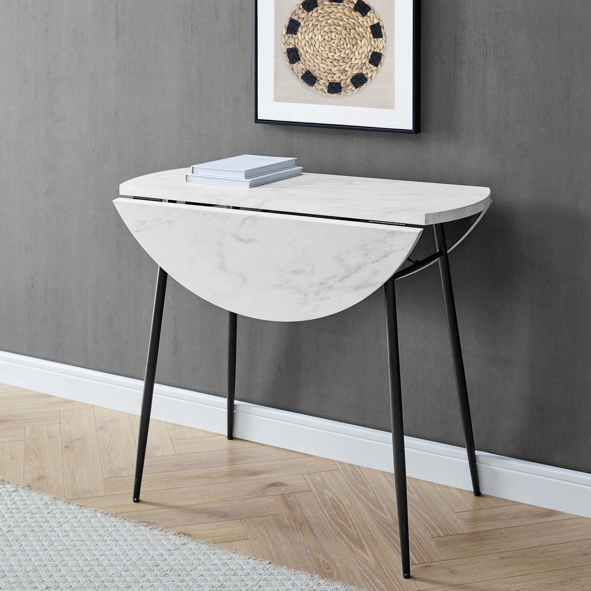 Marble drop leaf table store
