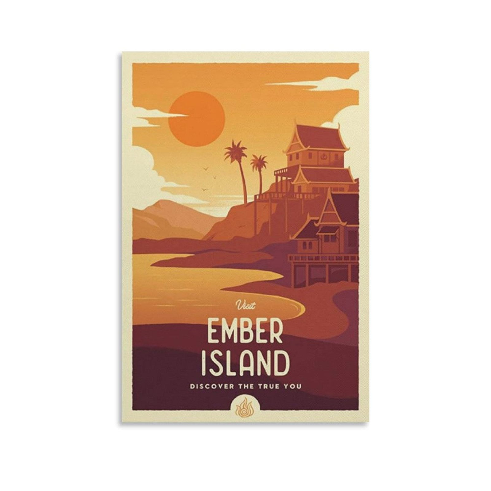 Ember Island Fire Nation - Avatar The Last Airbender Minimalist Movie ...