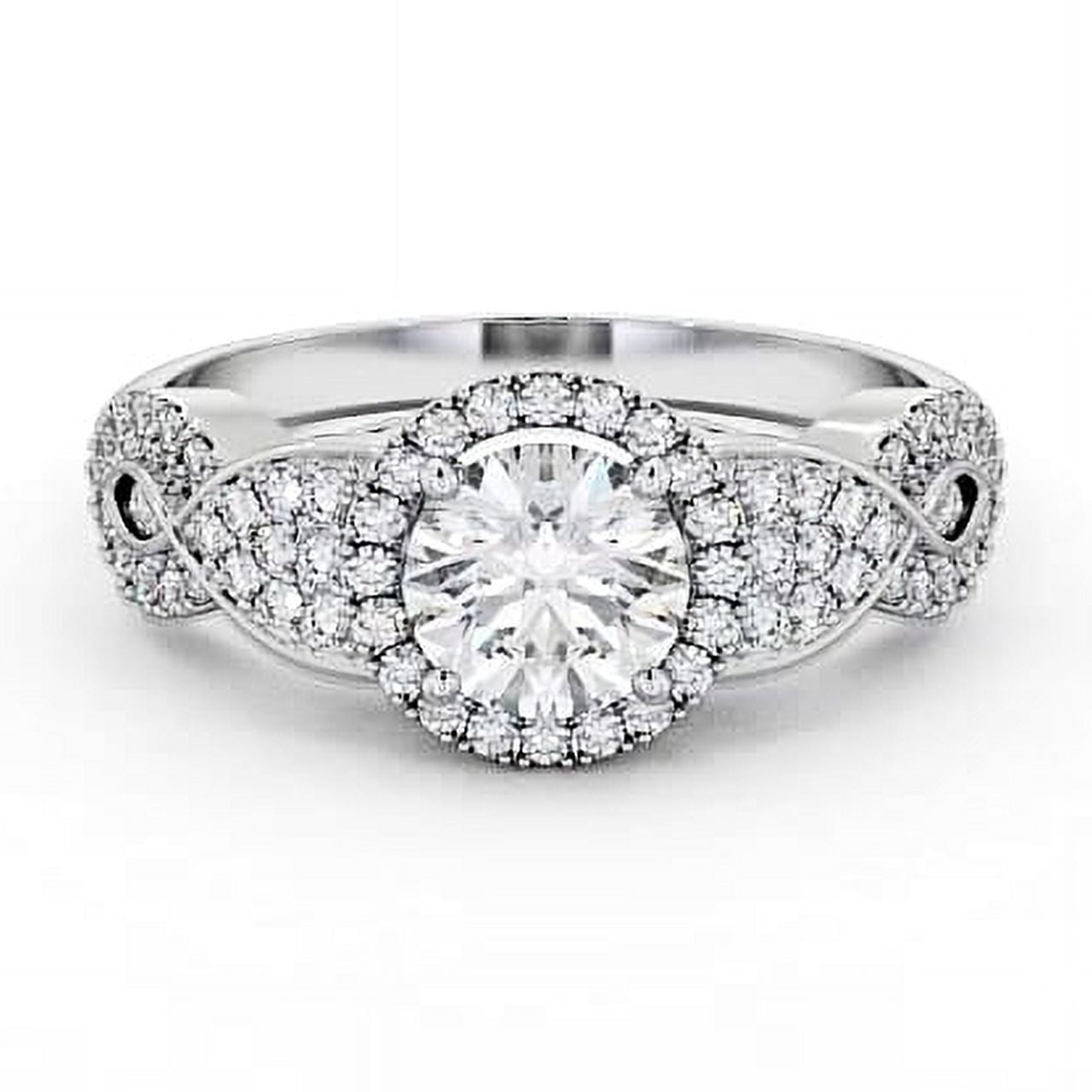 Ember Jewel 1.3 Ct Round Cut Lab Created Diamond Rings – Infinity ...