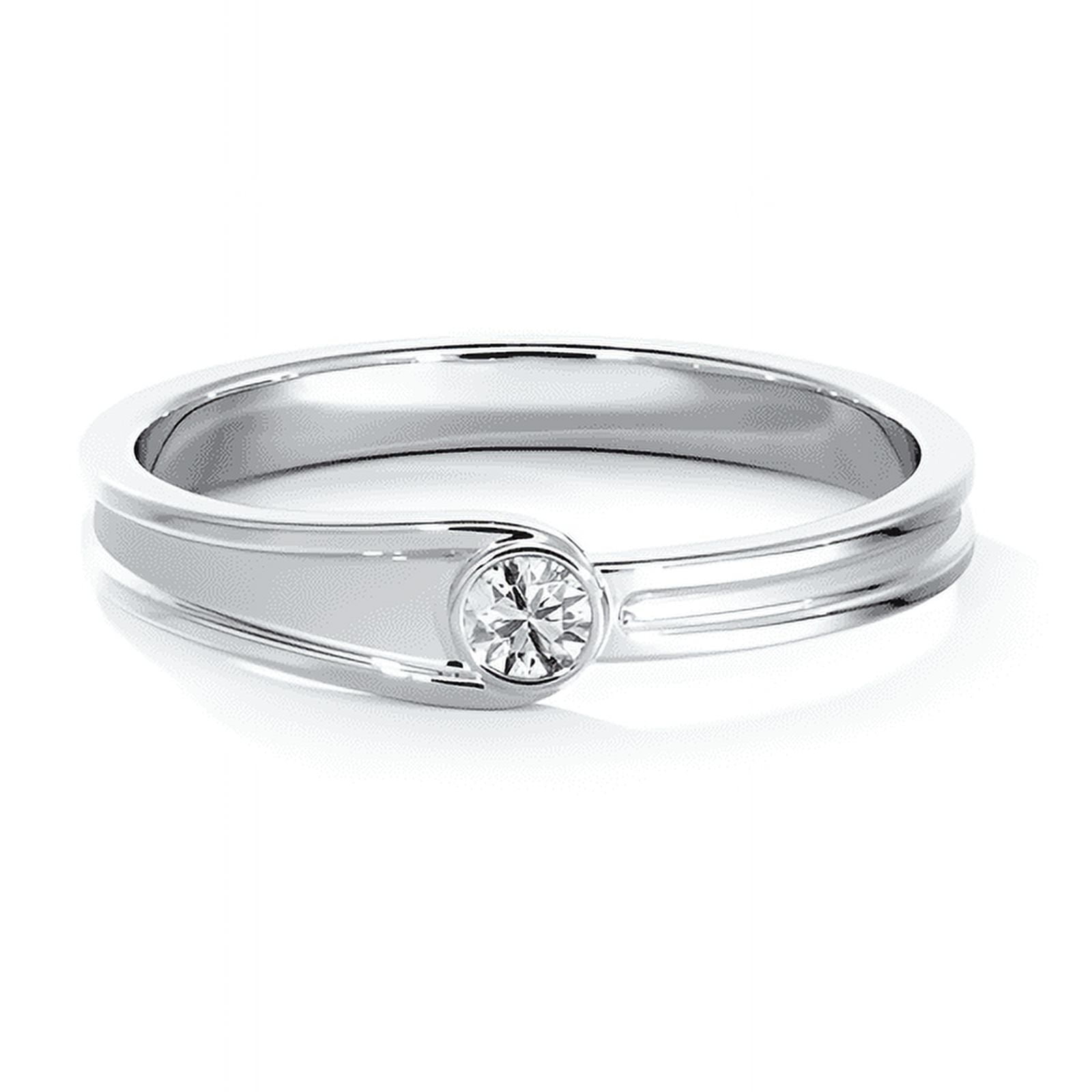 Ember Jewel 1.5 Ct Round Cut Lab Created Diamond Engagement Ring ...