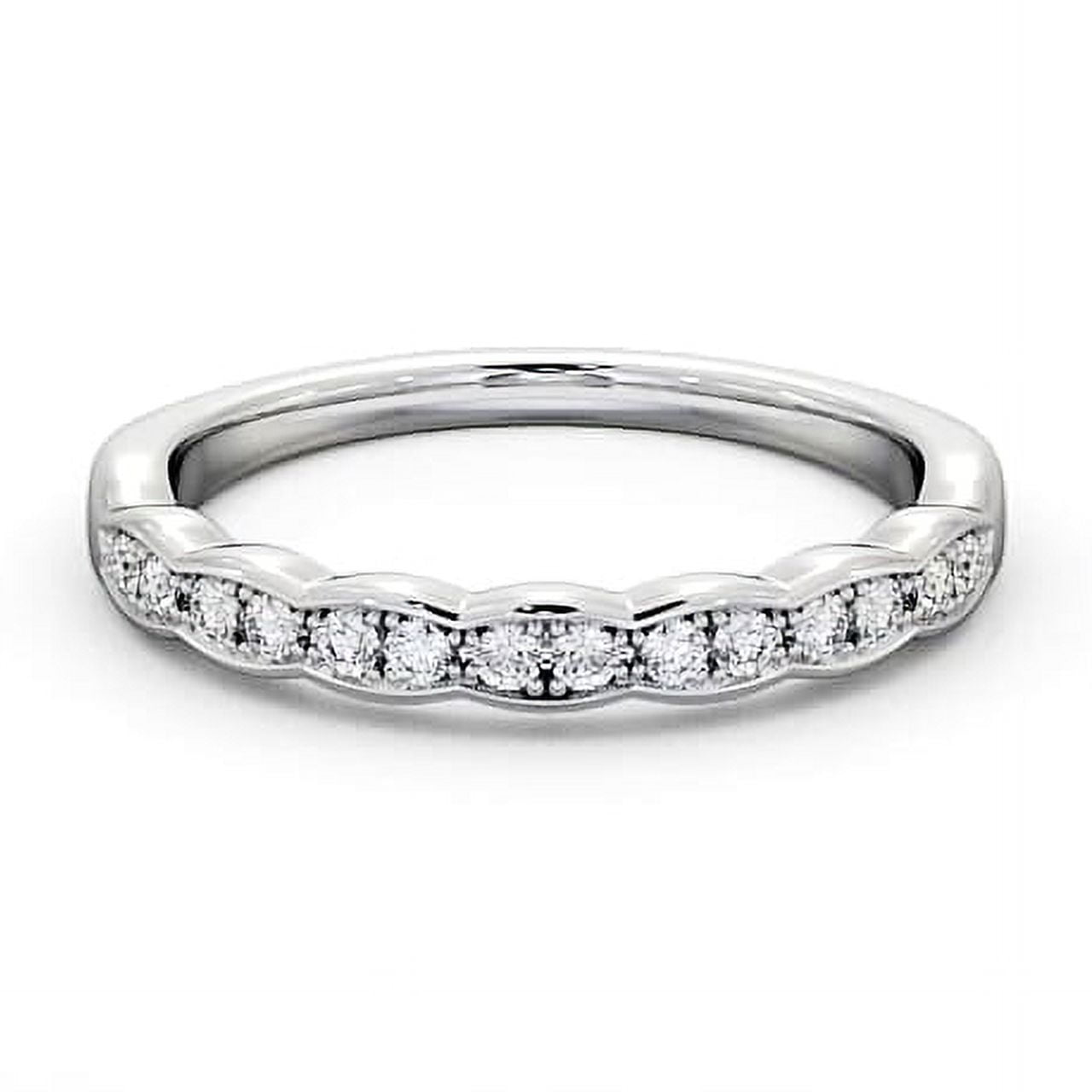 Ember Jewel 1.7 Ct Round Cut Eternity Wedding Ring for Women - Lab ...