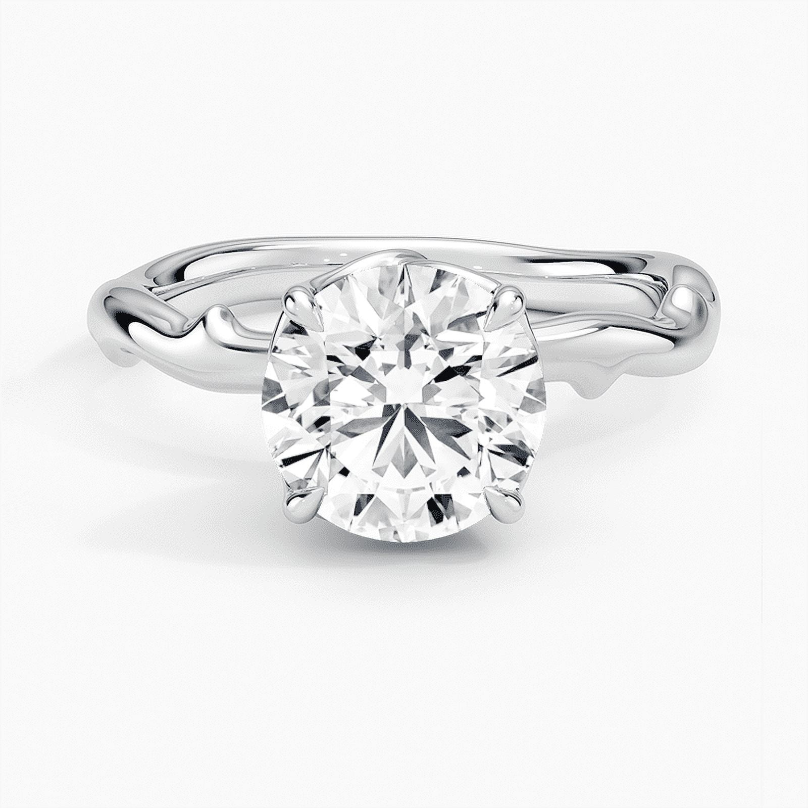 Ember Jewel 14K White Gold Plated 1.94 Ct Diamond Ring - Brilliant ...