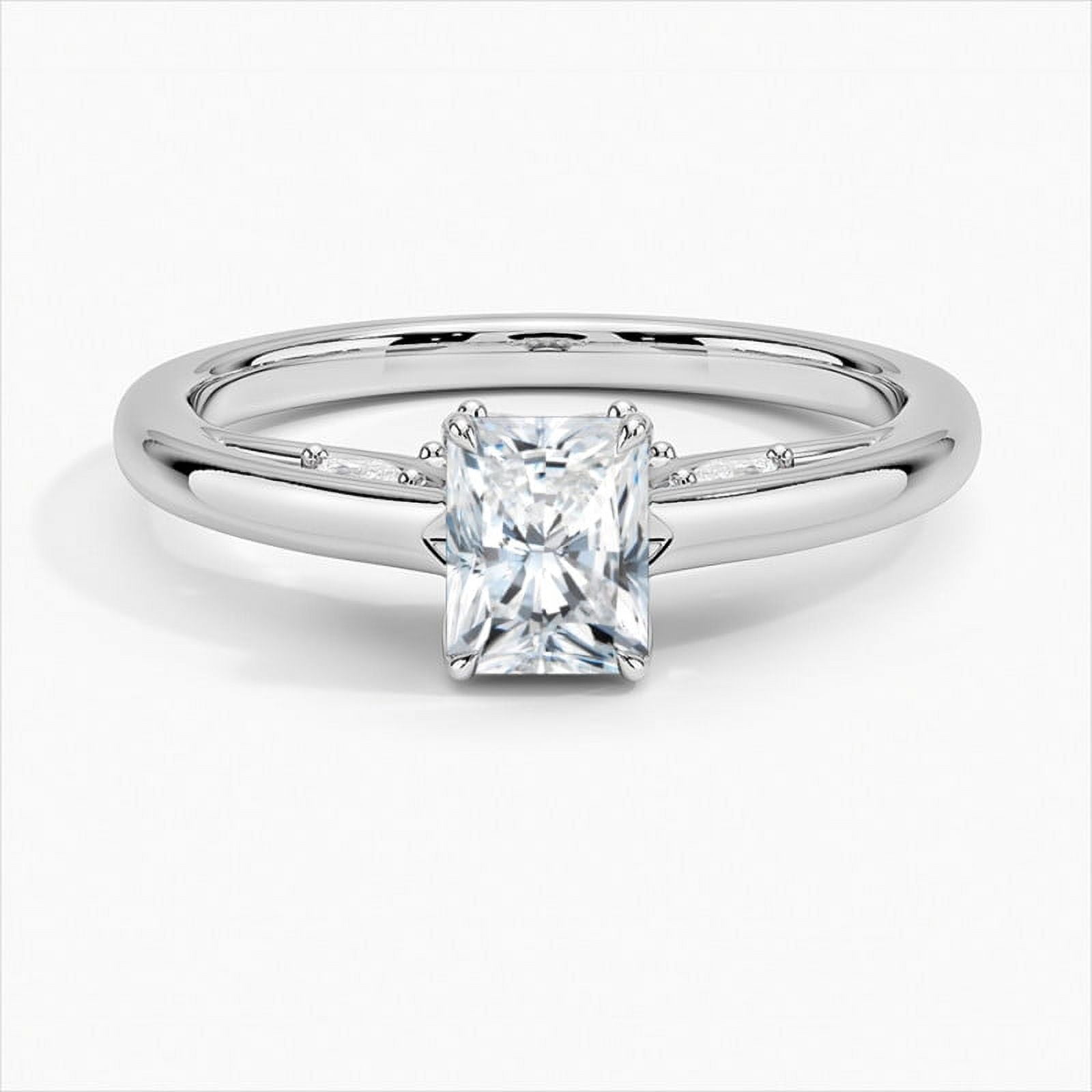 Ember Jewel 14K White Gold Plated Diamond Ring - Luxurious 1.84 Ct ...