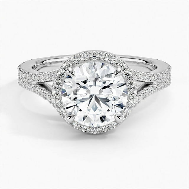 Ember Jewel 14k White Gold Plated 1.97 Ct Round Cut Lab Created Ring ...