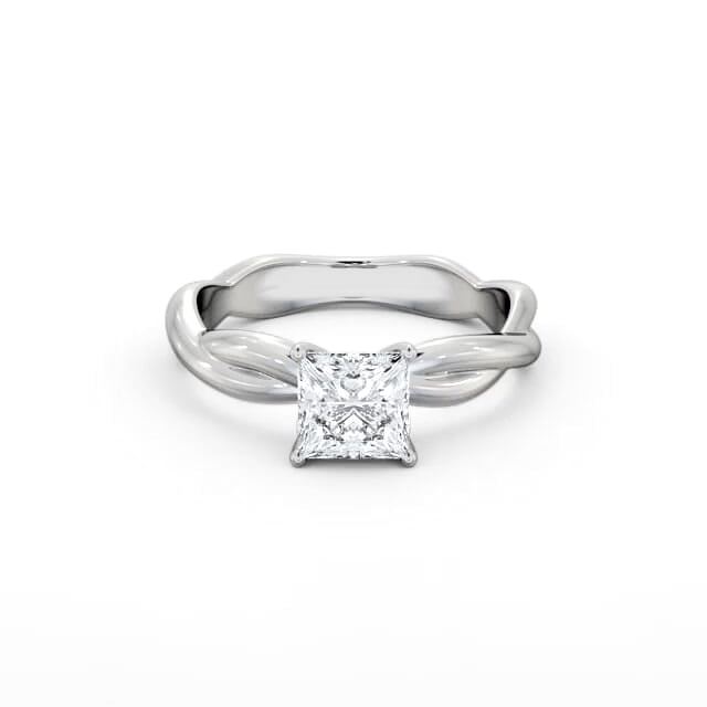 Ember Jewel 2 Ct Princess Cut Lab Created Diamond Engagement Ring - 14K ...