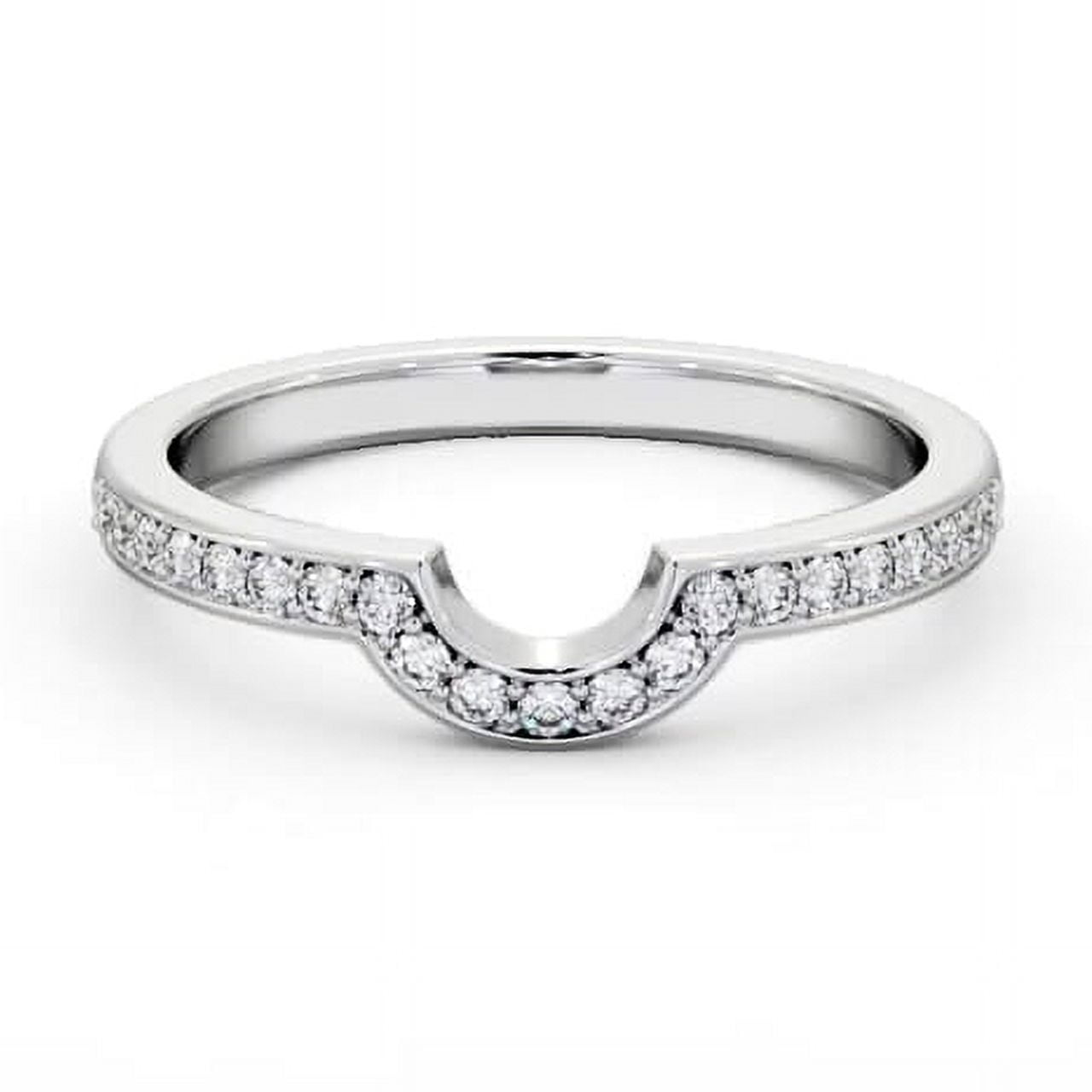 Ember Jewel 2 Ct Round Cut Lab Simulated Diamond Ring - 14K White Gold ...