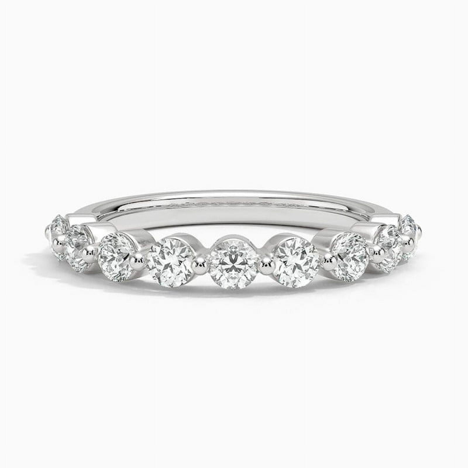 Ember Jewelry 1.58 Ct Round Cut Lab Ring - 14k White Gold Plated Rings ...
