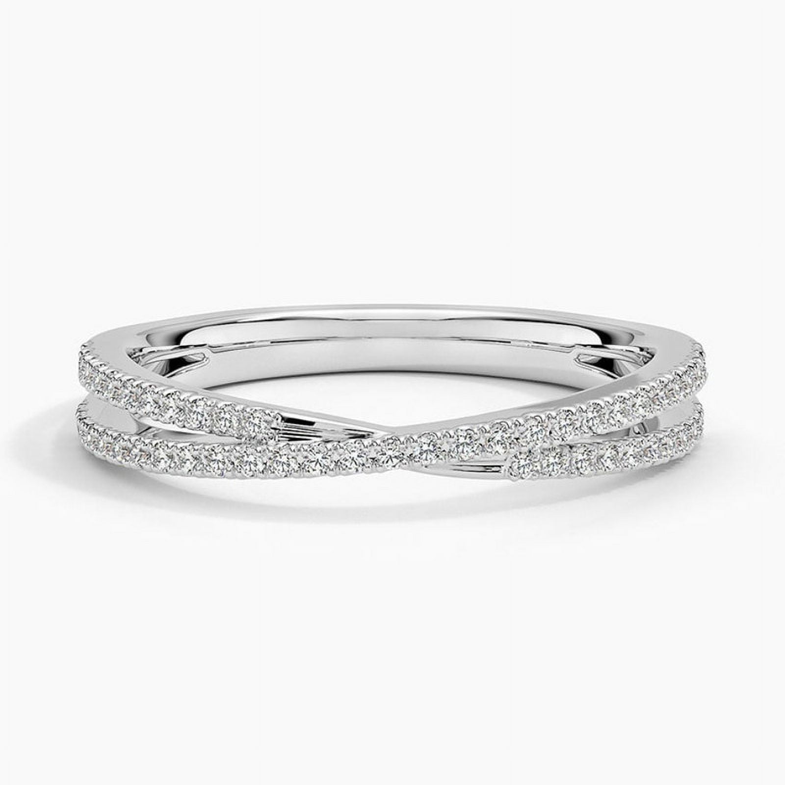 Ember Jewelry 14k White Gold Plated 2.19 Ct Round Cut Brilliant ...