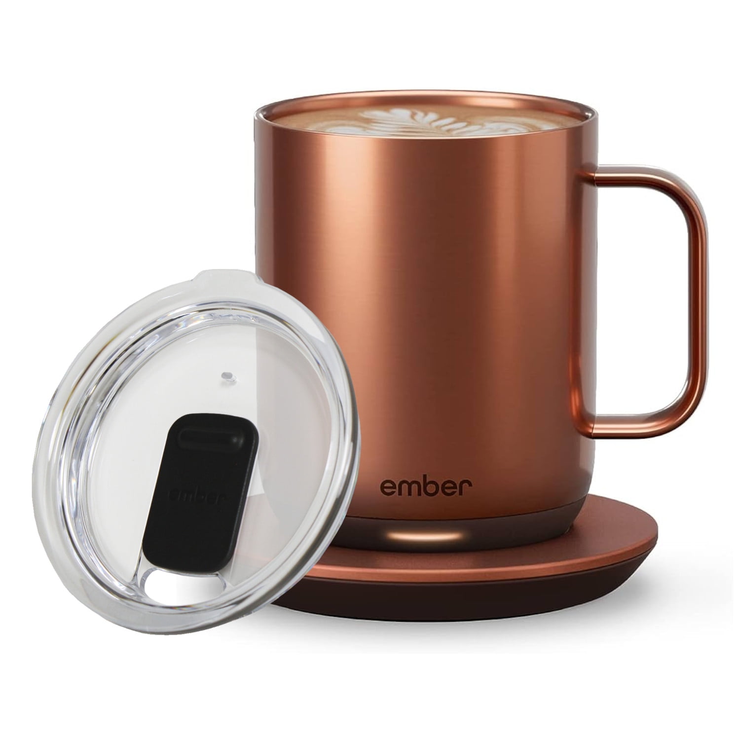 Ember Temperature Control Smart Mug 2, 10 oz, Grey, 80 min Battery Life ...