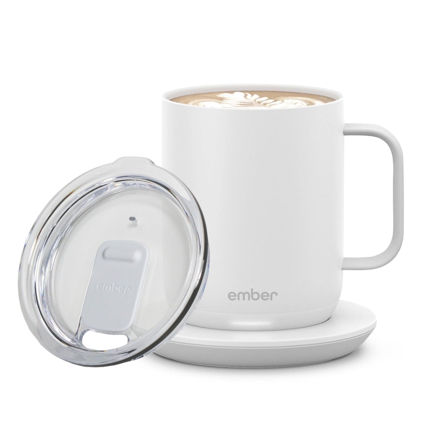 Ember Temperature Control Smart Mug 2, 14 oz, White, 80 min Battery ...