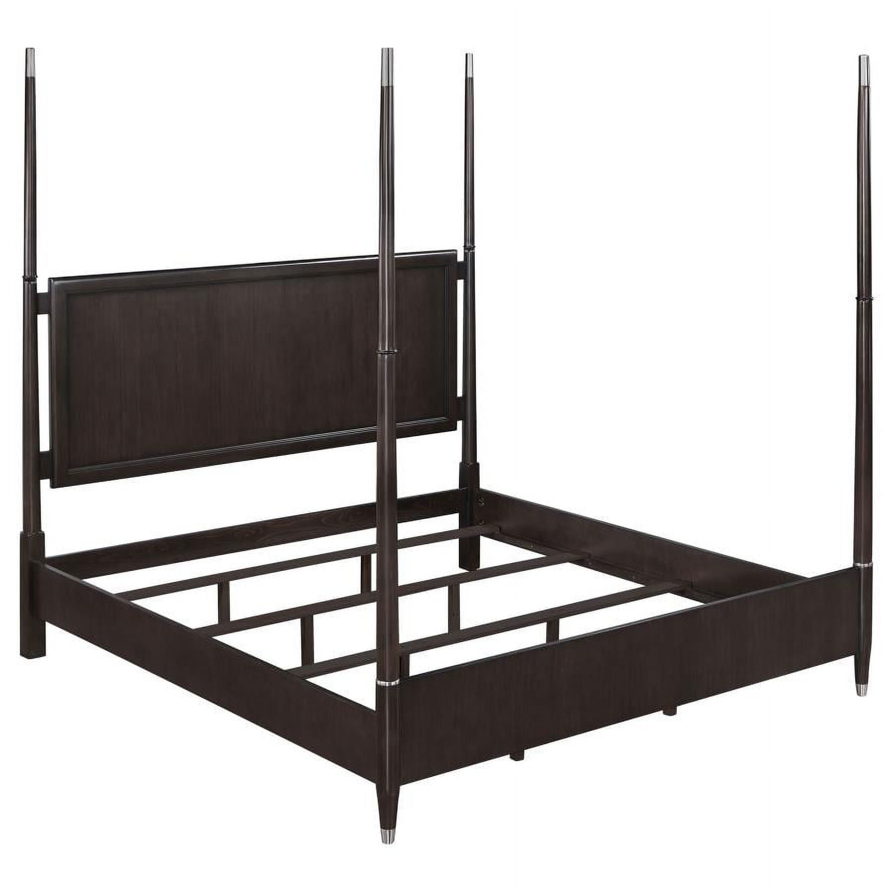 Emberlyn Queen Poster Bed - Four-Poster Design - Walmart.com