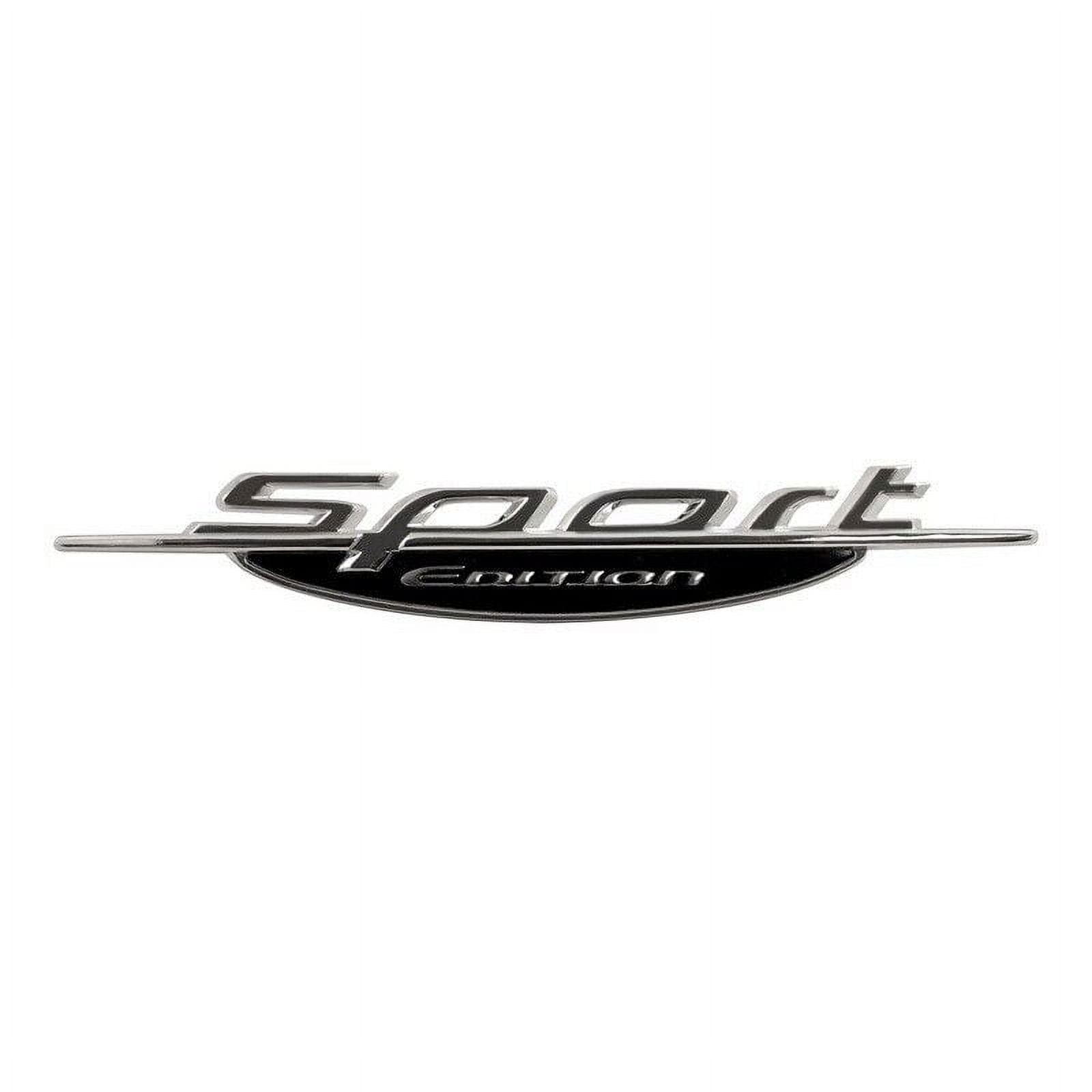 Emblem Badge Decal Sticker Sport Edition Chrome Finish ABS Plastic 7-3/ ...