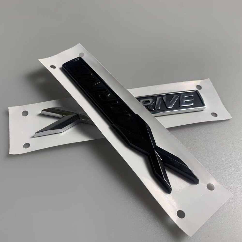 Emblem Black Chrome Car Badge - Trunk Logo Replacement for X-Series ...