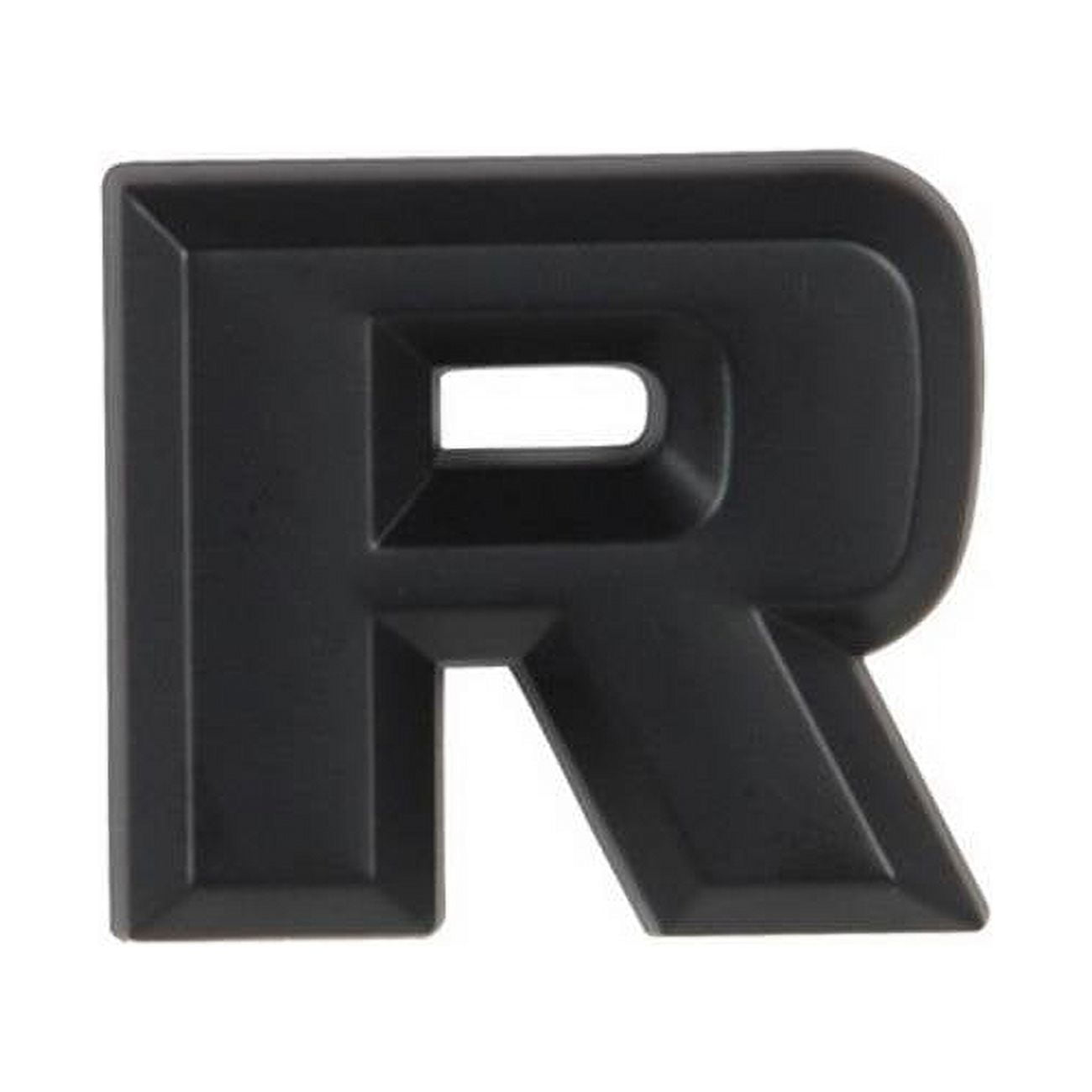 Emblem Matte Black Letter R - Walmart.com