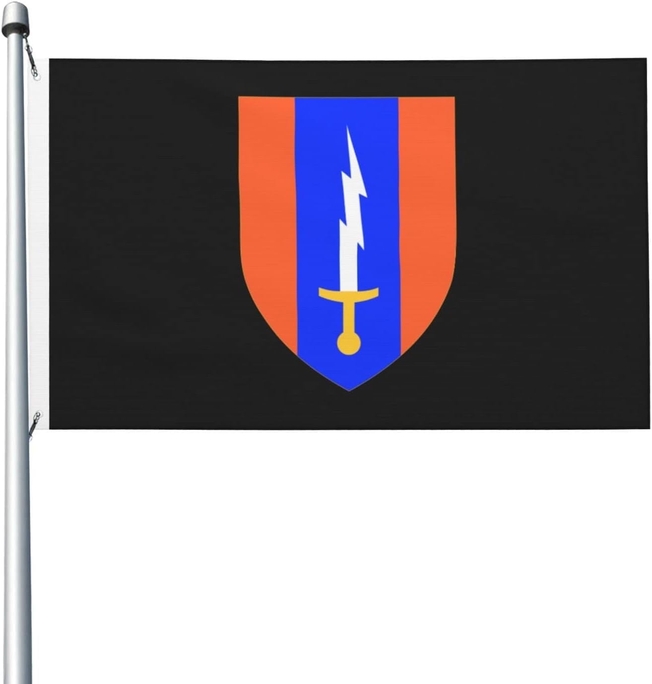 Emblem Of 1st Signal Brigade (United States) Flag 3x5 Ft Outdoor Flags ...
