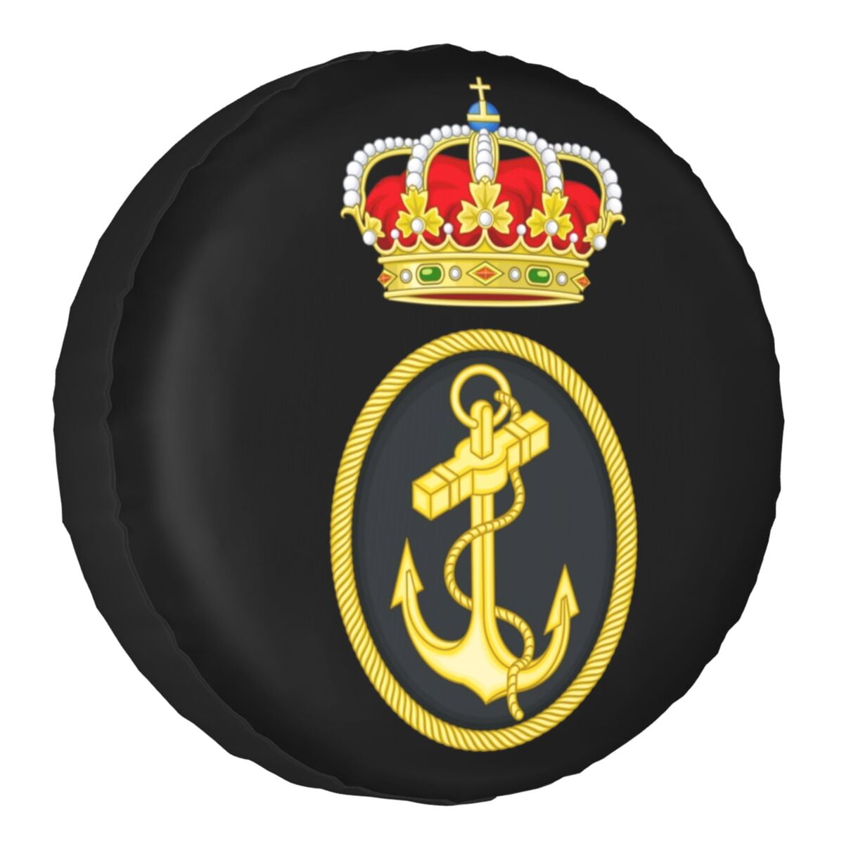 Emblem Of The Spain Navy Armada Spare Tire Cover for RV SUV Spanish Car ...