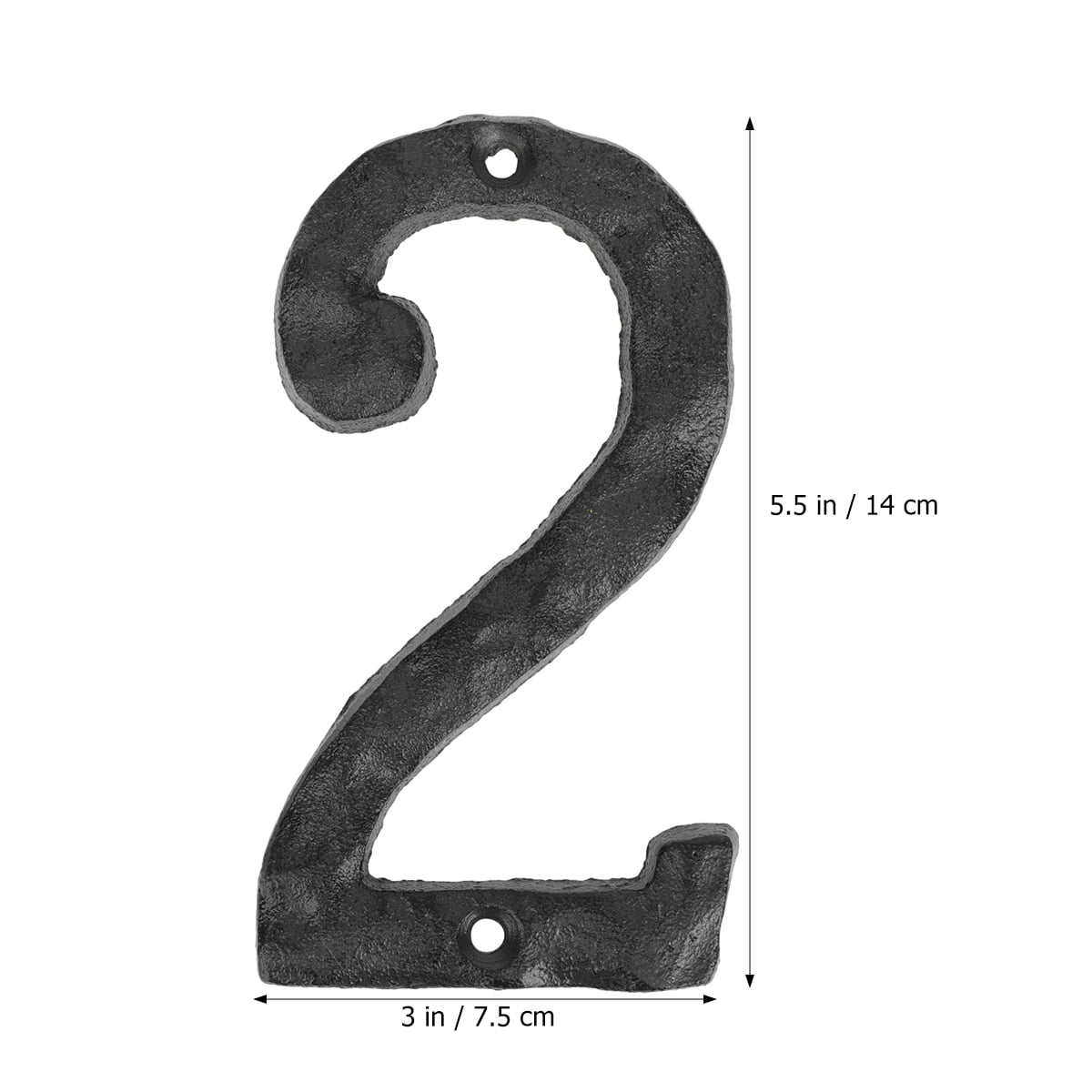 Emblems House Signs Room Gate Number Screw-on House Numbers Rustic ...