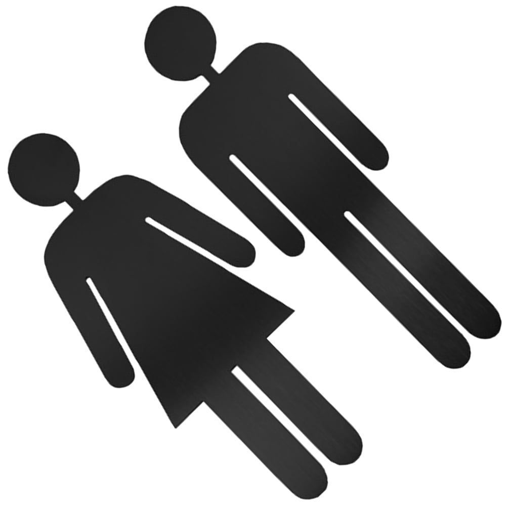 Emblems Man Suits for Men Toilet Guiding Sign Bathroom Sign Washroom ...