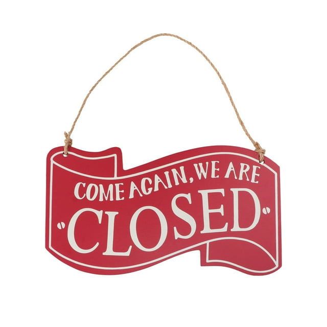 Emblems Open Door Sign Double-sided Sign Exquisite Door Sign Double ...