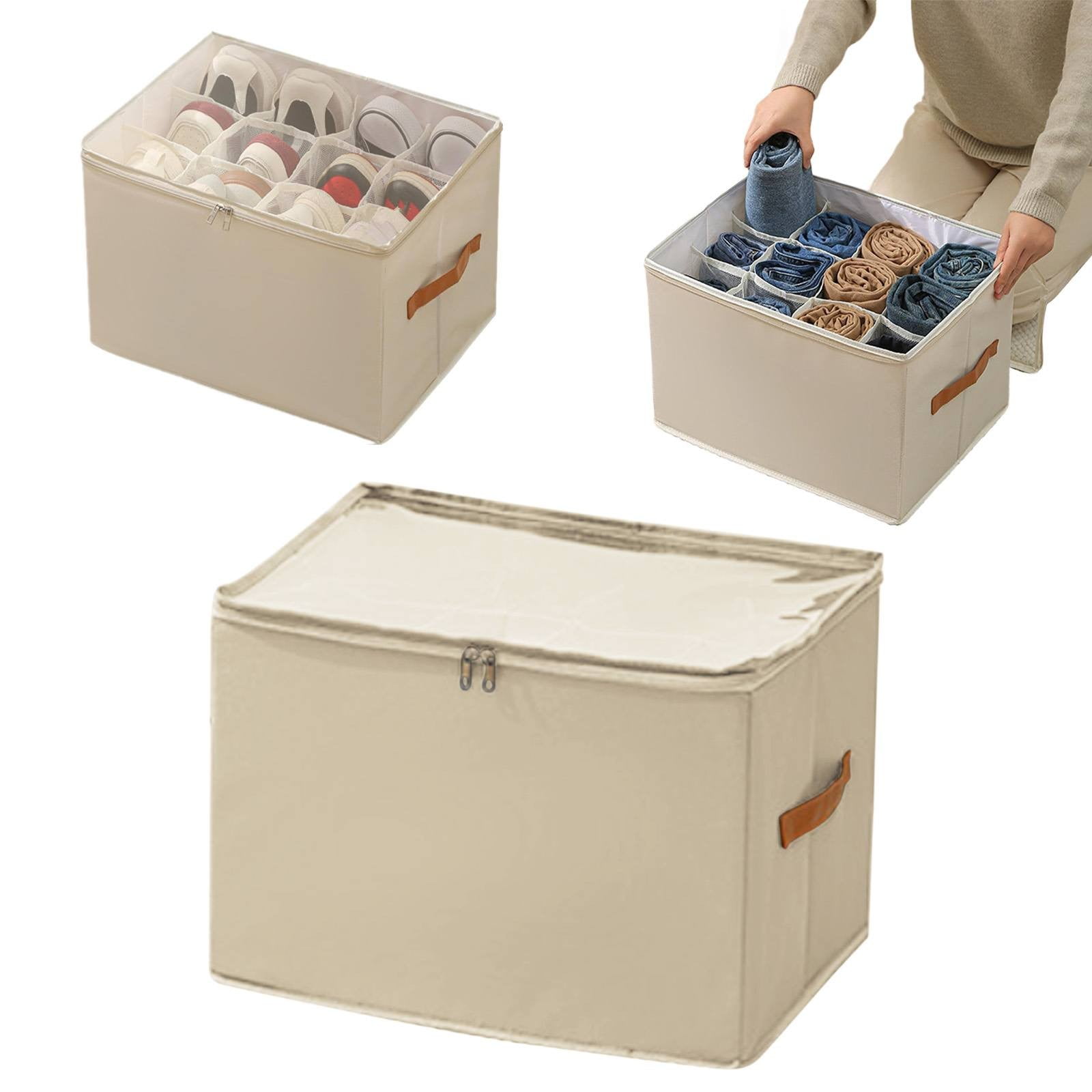 YOUMAI Emboadlie Fabric Shoe Organizer Storage Box Emboadlie Organizer ...