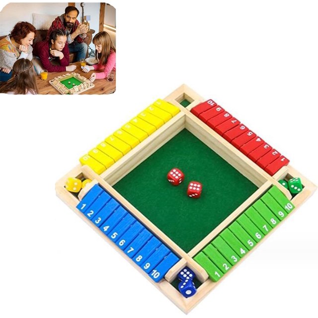 Emboadlie Game, Funny Family Games-Shut The Box Board Game, Emboadlie ...