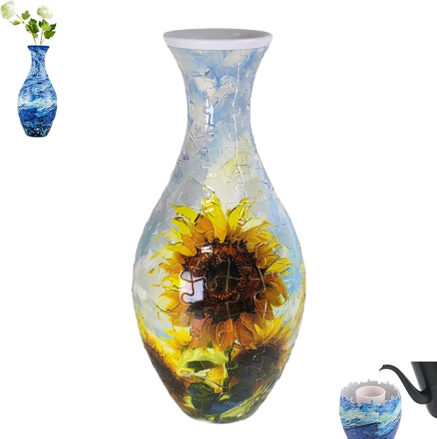 Emboadlie/Presumablyi/Minutetiny 3D Puzzle Vase, 3D Flower Vase Puzzle ...