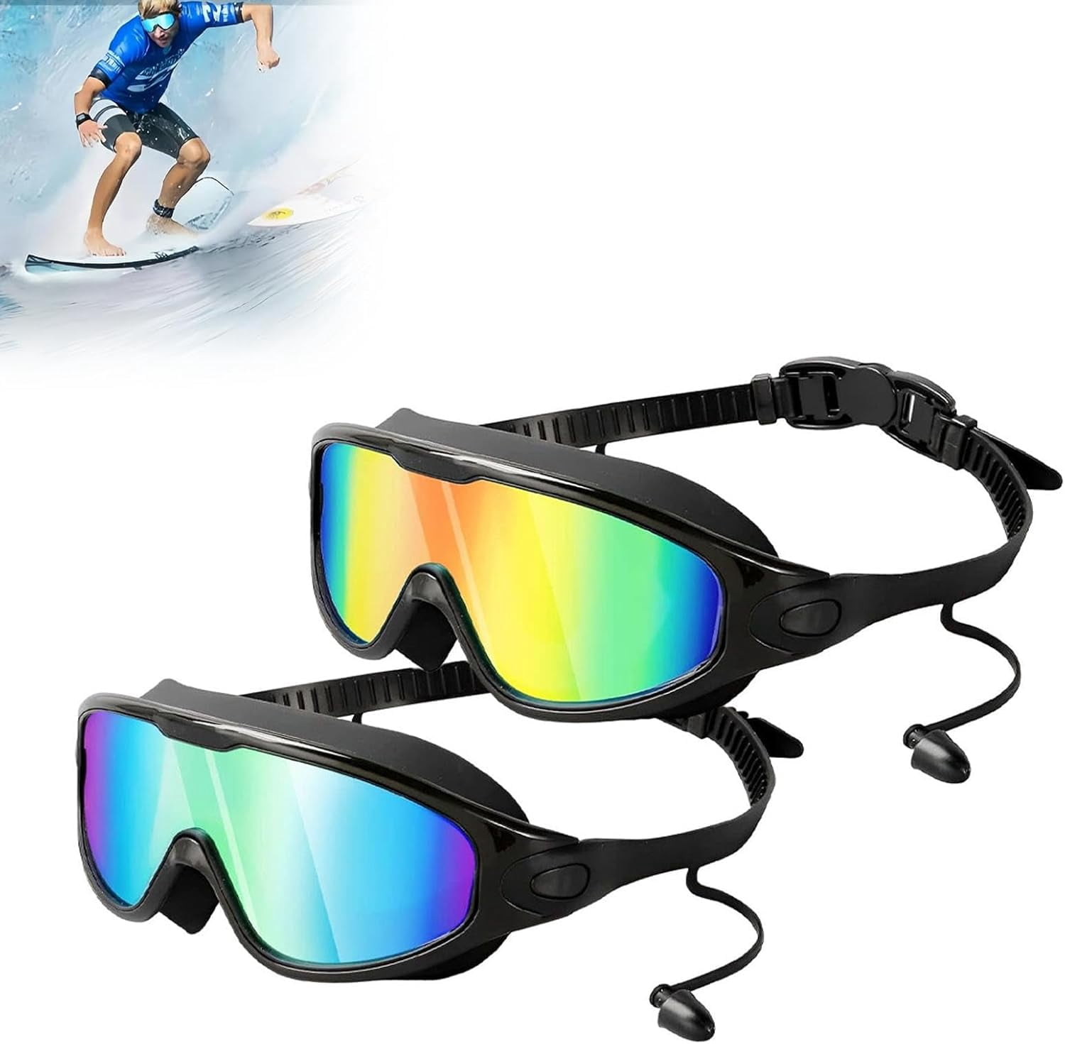 Emboadlie Swim Goggles, Favorabler Favorable Swim Goggles, HD Large ...