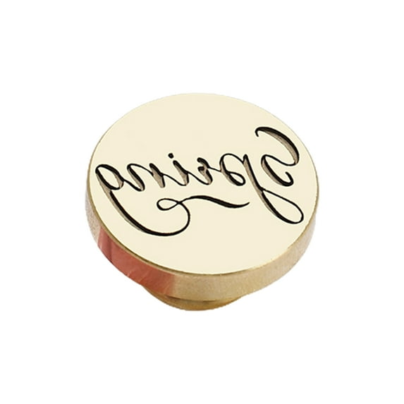 Emboss Wax Seal Stamp Head Removable Sealing Brass Stamp Head for Gift ...